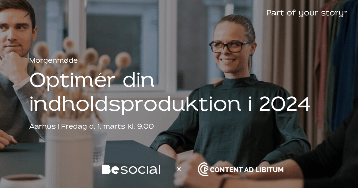 Inspirationsmøde i Aarhus: Optimér din indholdsproduktion i 2024 (Afholdt)